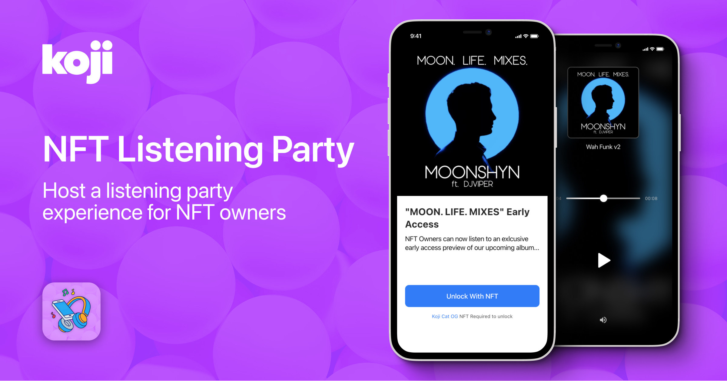 Link in Bio platform Koji Announces NFT Listening Party, a New App for ...