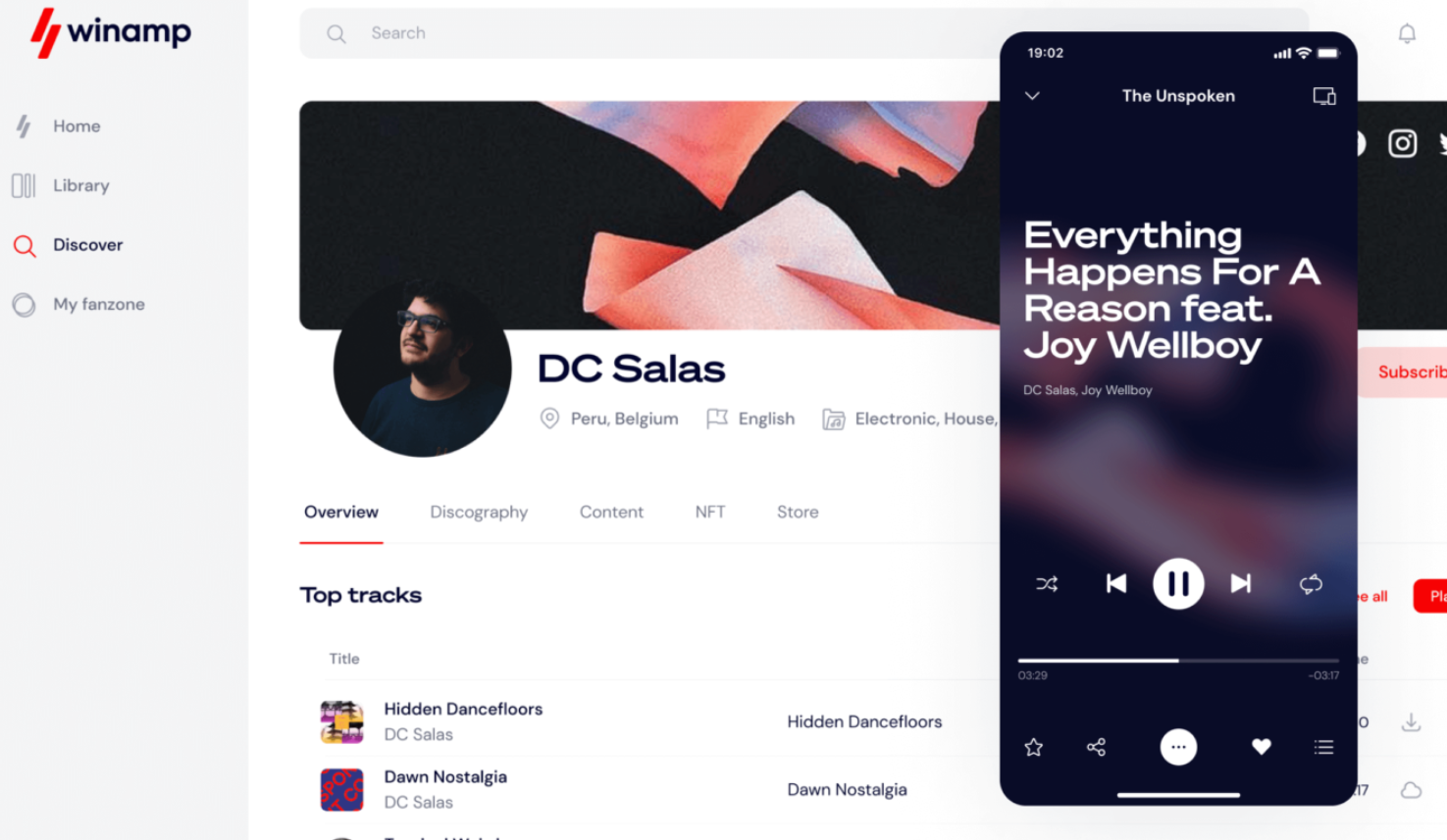 Media Player Winamp Now Allows Fans to Listen to Music NFTs ...