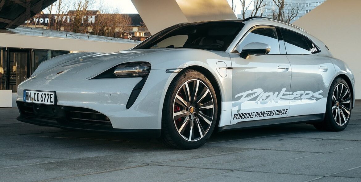 Christian Dindorf Unveils NFT-Clad Taycan Sport Turismo in Porsche ...