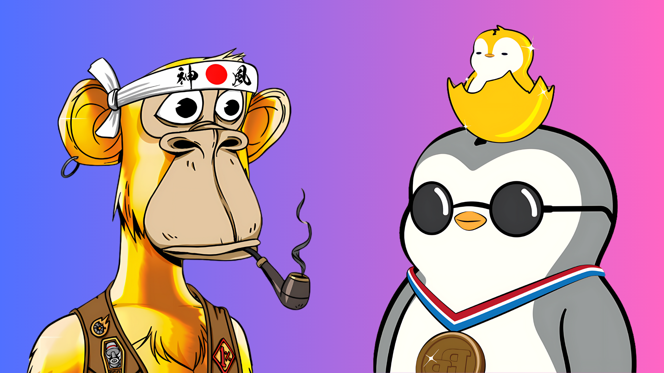 Bored Apes and Pudgy Penguins Lead Sotheby's $1M NFT Auction ...